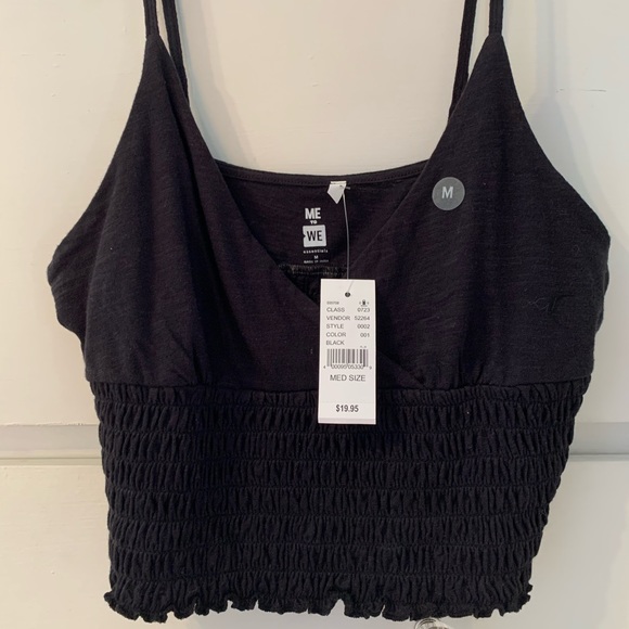 PacSun | Tops | Pacsun Black Crop Top | Poshmark